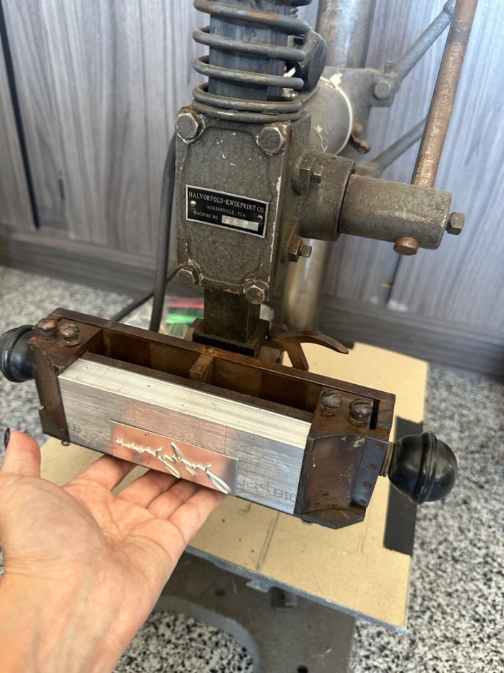 Kwikprint Hot Stamping Machine Model 86 | eBay