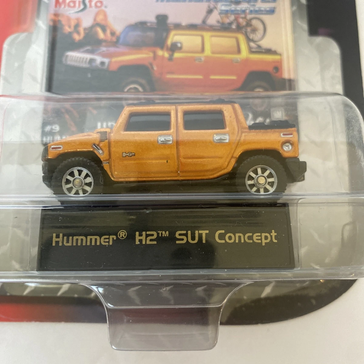Orange Hummer H2 Truck