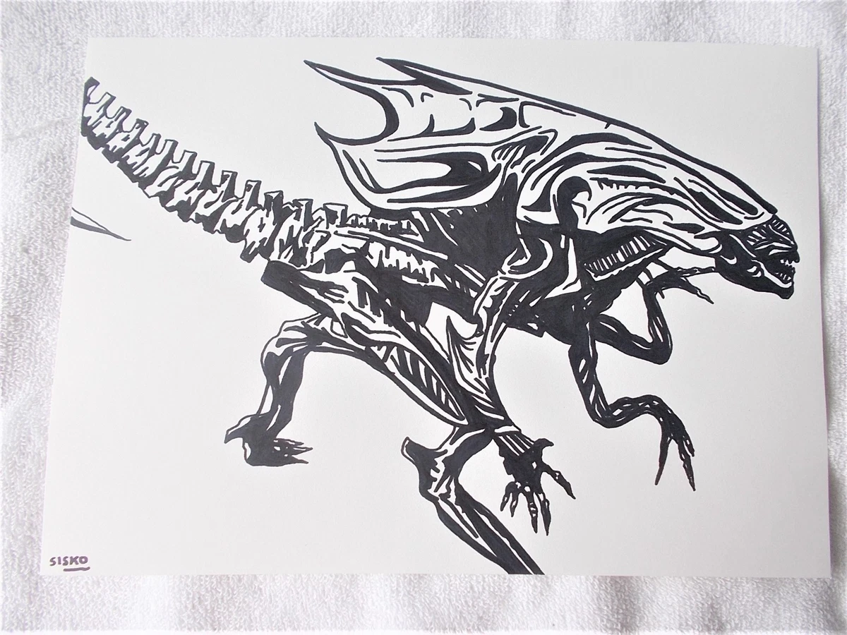 Alien Movie Drawing