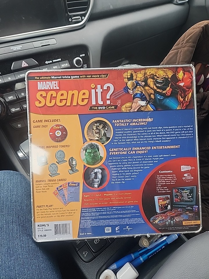 Marvel Scene It DVD Trivia Game Tin Box New Some Box Damage | eBay