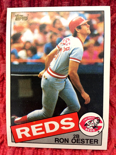 Cincinnati Reds #314 Ron Oester MLB Vintage Baseball Card Ships Free | eBay