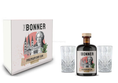 The Bonner Geschenkset - The Bonner Premium Dry Gin 0,5l (41% Vol) + 2x ...