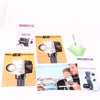 ^ Nikon 8mm Movie Camera Manuals/Brochures [EX+++] | eBay