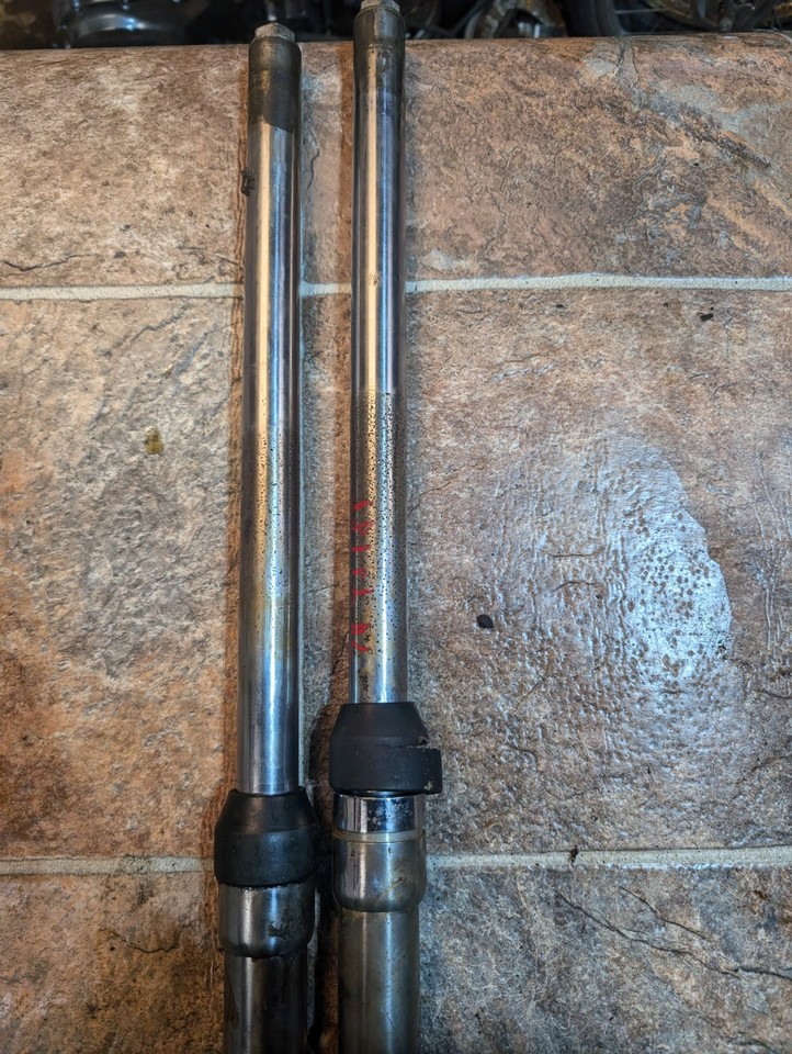 1974 SUZUKI TS185 TS 185 FRONT WHEEL FORKS PAIR LEFT RIGHT | eBay