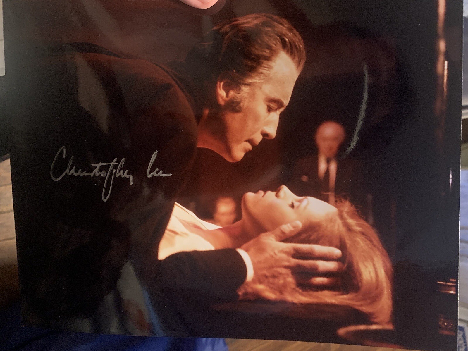 Beckett certified Christopher Lee House Of Hammer Dracula signed 8x10 ...