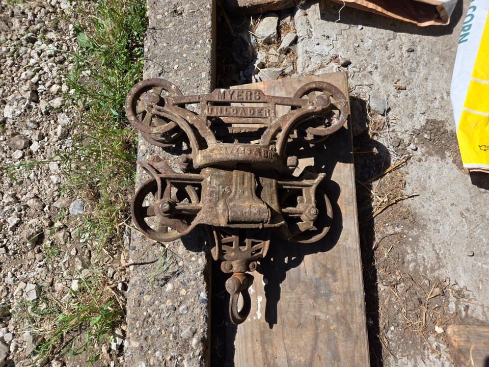 Antique F. E. Myers & Bro. Co. O.K. Unloader H321 Barn Trolley | eBay
