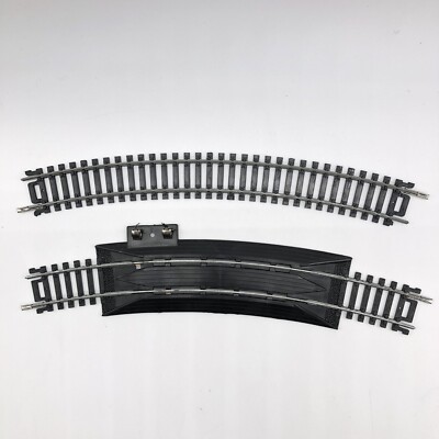 Life Like Train Track 18R Curved Terminal Rerailer Track And One Curve ...