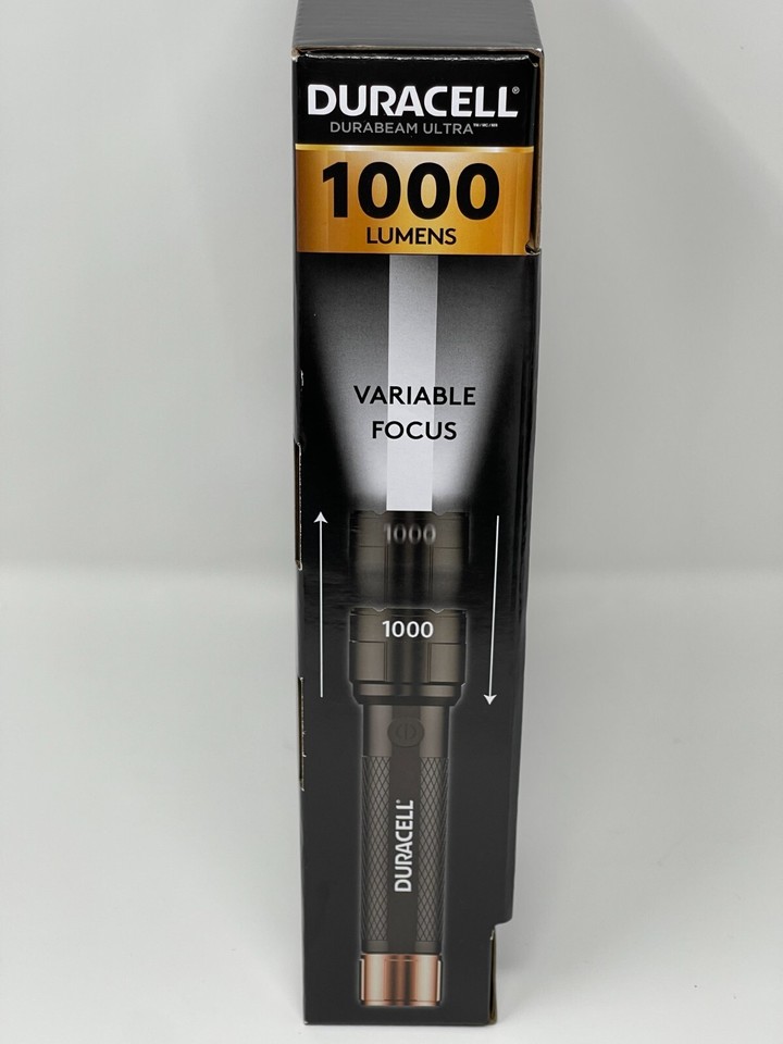 Duracell Durabeam Ultra 3 LED Flashlights 1000 Lumens 12 AAA Alkaline ...