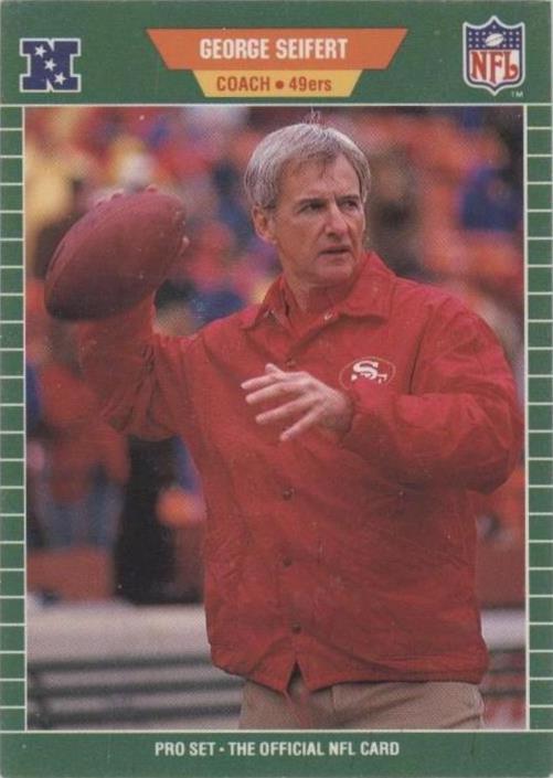 1989 Pro Set George Seifert #389 for sale | eBay