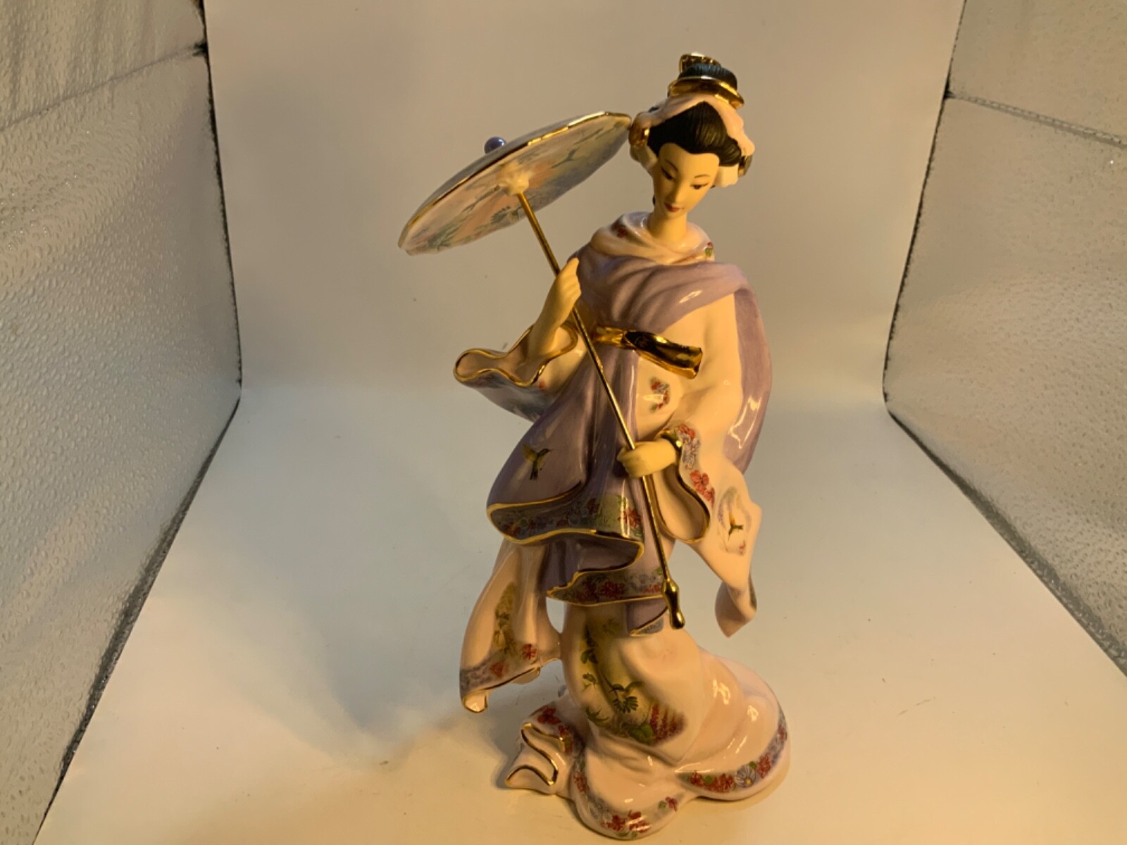 Maiden of Serenity Silken Whispers Oriental Asian Figurine Bradford ...