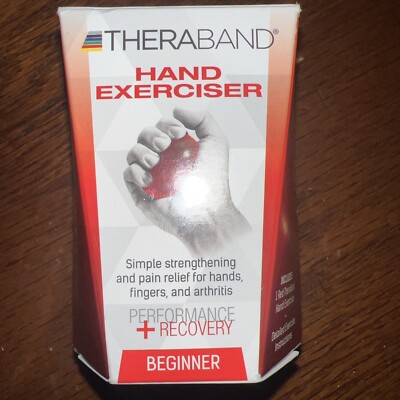 THERABAND Hand Exerciser Stress Putty Ball For Hands - Red - Soft | eBay