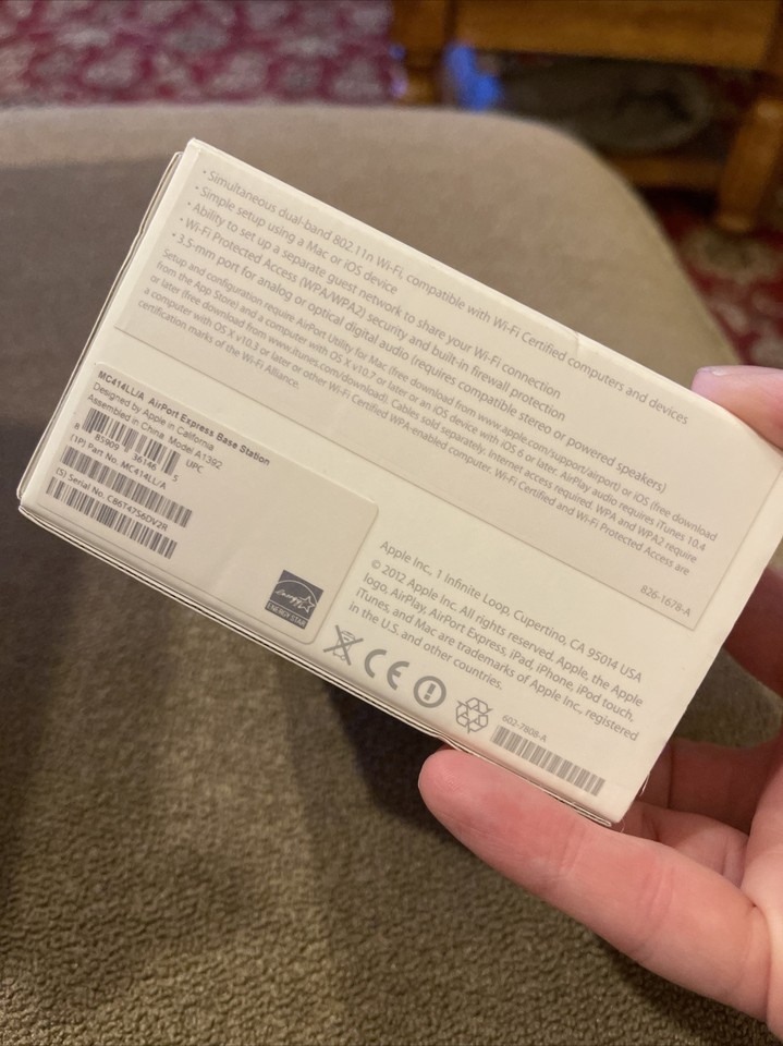 Apple AirPort Express **Empty Box Only** 802.11n Wi-Fi (CM) | eBay