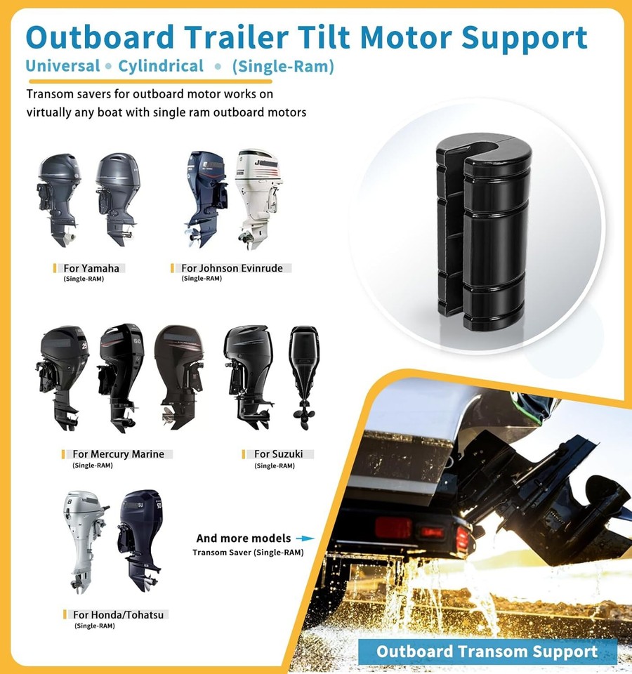 Transom Savers for Outboard Motor,Boat Transom Saver, Boat Motor Engine ...