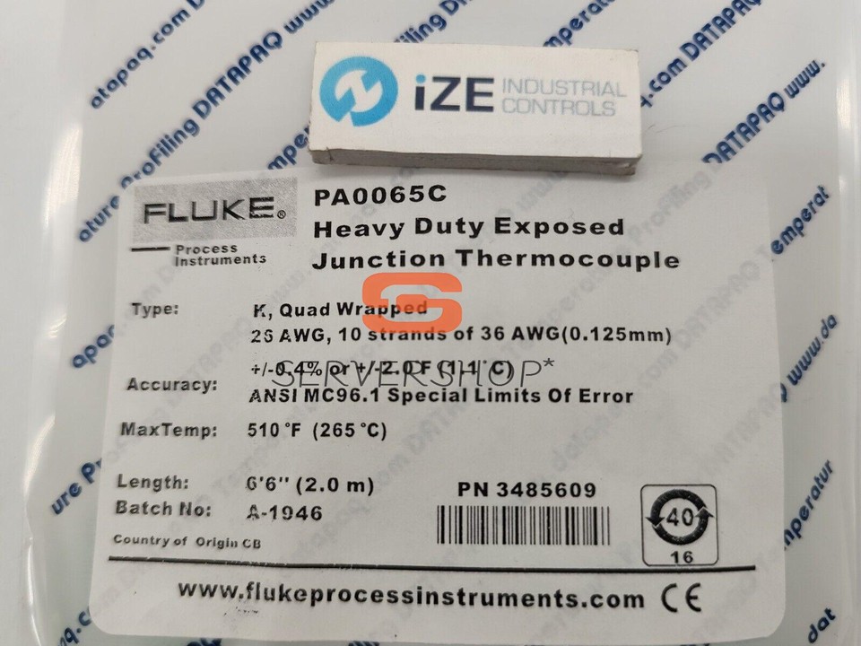 DATAPAQ PA0065C Heavy Duty Exposed Junction Thermocouple 0.04kg | eBay