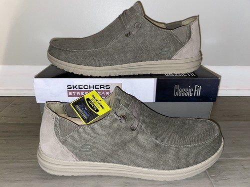 NEW SKECHERS Raymon Men's 8.5 11.5 12 13 Classic Fit Slip On Shoe 66387 ...