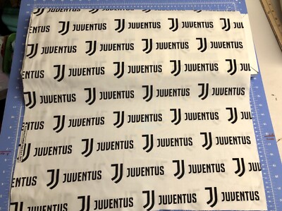 Juventus Cotton Fabric face mask face cover soccer Per Yard | eBay