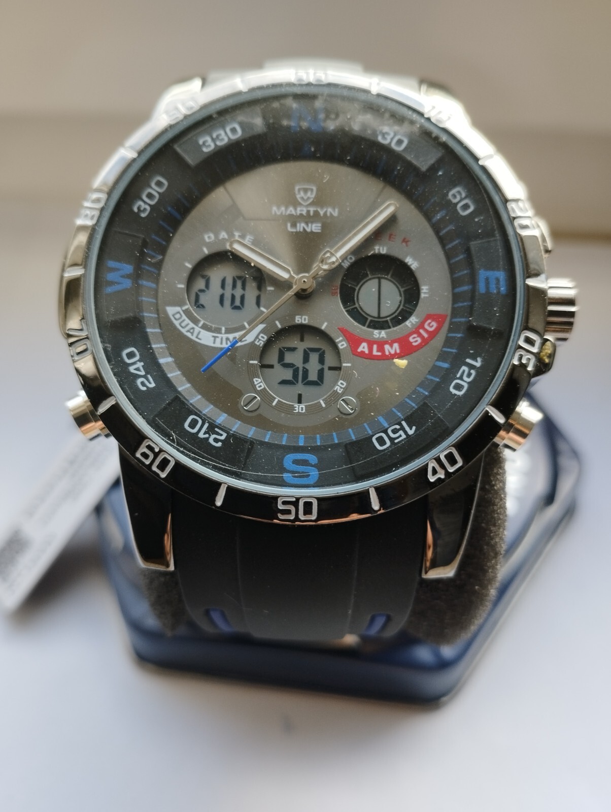 MARTYN LINE - RUBBER -CHRONOGRAPH - 30 M - CoD.89 PT/279.00- HERREN ...