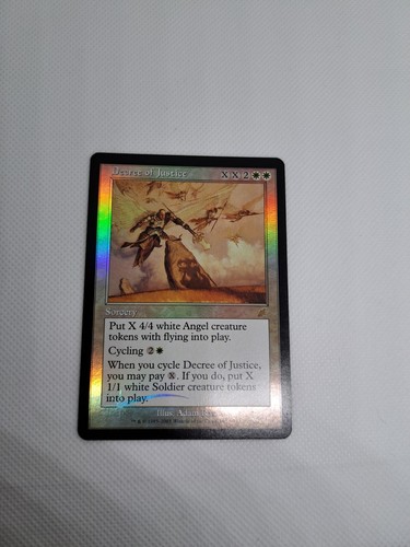 DECREE OF JUSTICE x1 mtg - Scourge 1 Rare FOIL | eBay