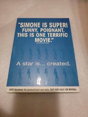 Simone DVD 2002 Promotional Screener Al Pacino very rare lot B9 | eBay