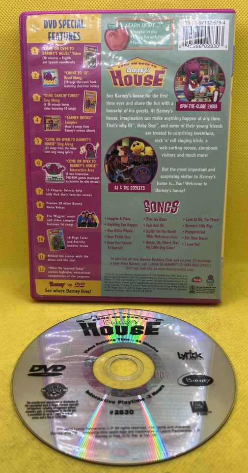 Barney - Come on Over to Barneys House (DVD, 2000, Classic Collection ...