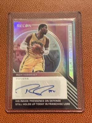 2022-23 Panini Recon - Claim to Fame Signatures Roy Hibbert #CFS-ROY ...