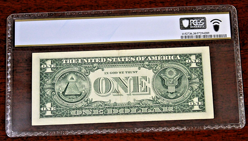 2017 Certified Solid Star Error Note $1 FRN | eBay