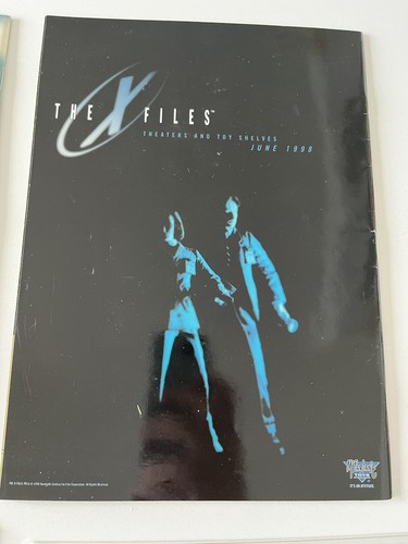 Lot of 3 X-Files Magazines Photograph Postcard Mulder & Scully 90s ...