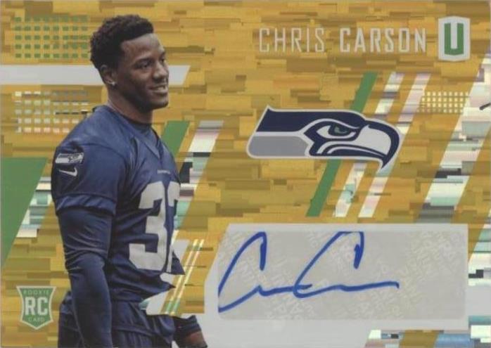 2017 Panini Unparalleled - Class of 2017 Rookie Chris Carson #297 ...