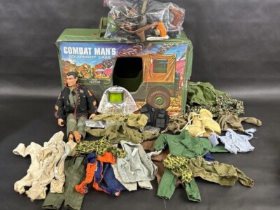 Vintage GI Joe Combat Man’s Equipment Case With Figure Clothing ...