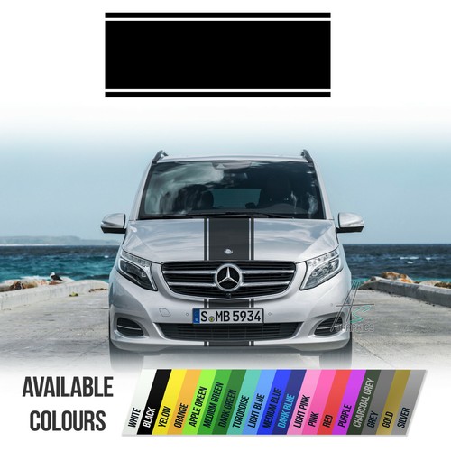 BONNET STRIPE FOR VITO MERCEDES BENZ ADHESIVE VINYL DECAL STICKER SPORT ...
