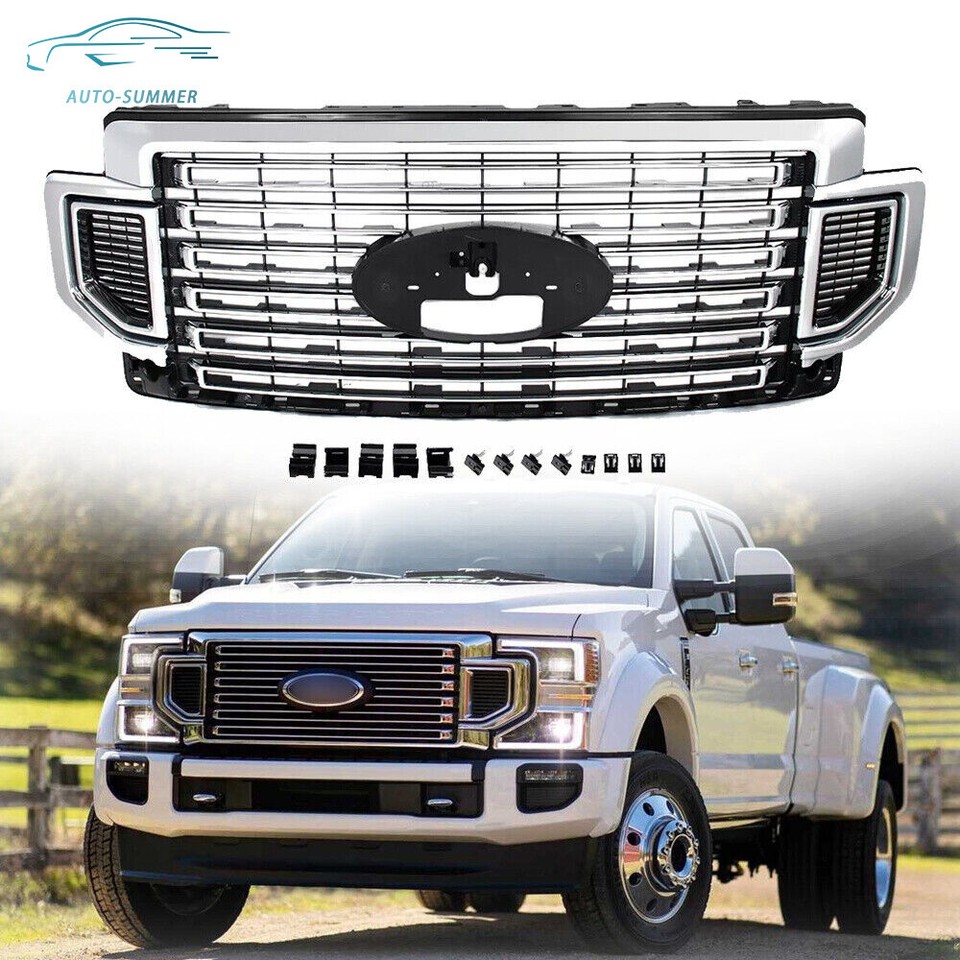 LC3Z 8200-GA Bumper Grille Front Side For Ford F250 F350 Super Duty ...