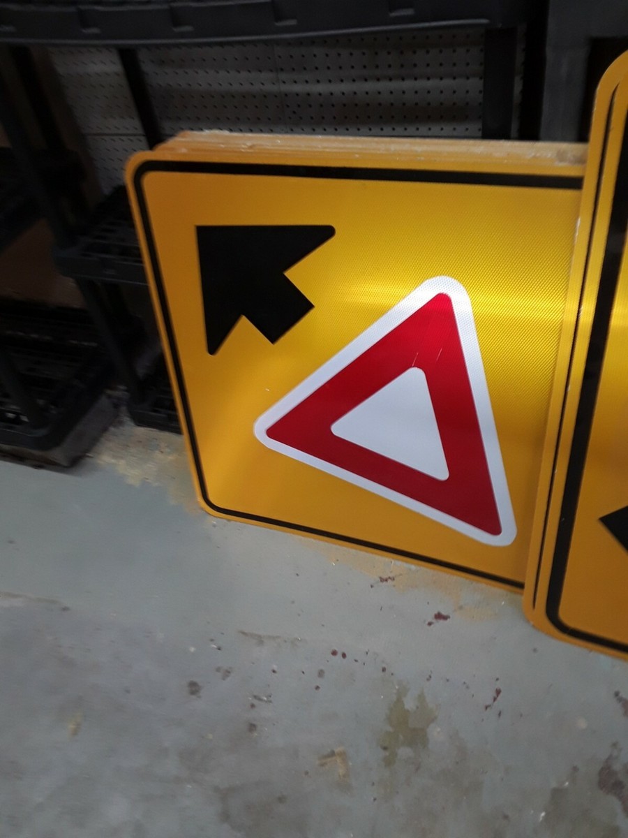 Yield Sign Ahead Sign