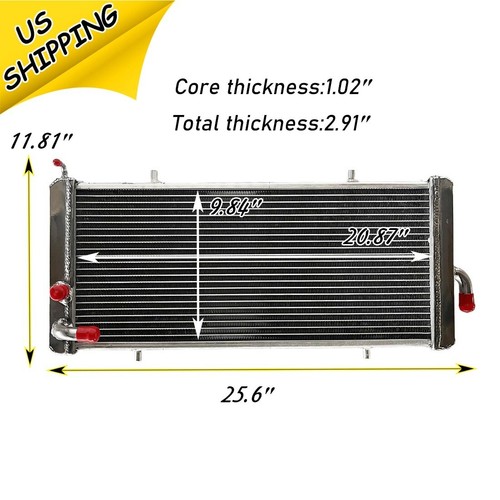 Auxiliary Radiator For 2017-2021 2018 Polaris RZR XP XP4 4 S Turbo All ...