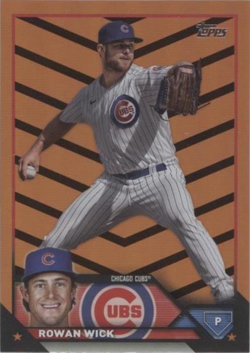 2023 Topps Update Series - Rowan Wick #US170 Orange & Black Foil ...