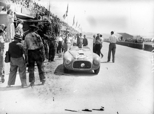 Lord Selsdon Luigi Chinetti in a Ferrari 166MM 1949 Motor Racing Old ...