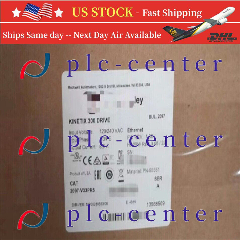 AB 2097-V33PR5 Kinetix 300 EtherNet/IP Indexing Servo Drive 2kW Fast ...