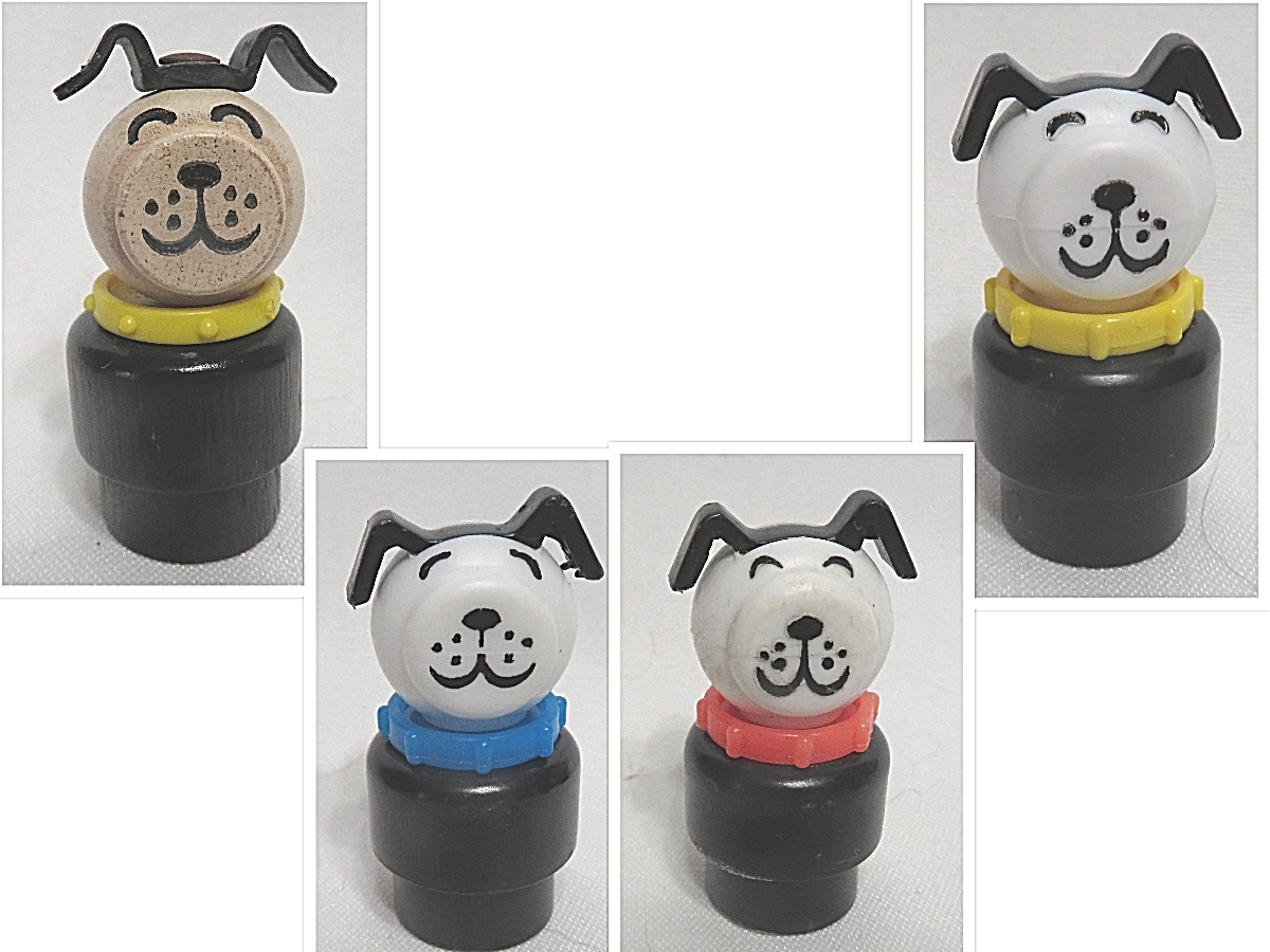 1963-96 Original Little People LUCKY/FIDO Black Dog fits Various ...