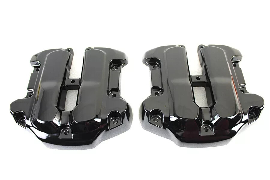 2017-2024 OEM Harley M8 Top Rocker Box Covers - Gloss Black Milwaukee 8 ...