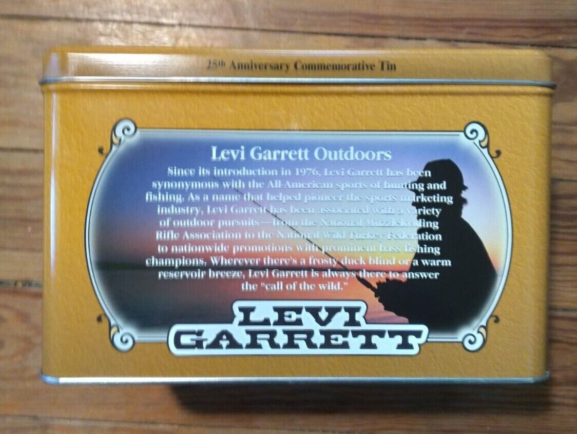 Vintage Levi Garrett Chewing Tobacco 25th Anniversary Commemorative Tin ...