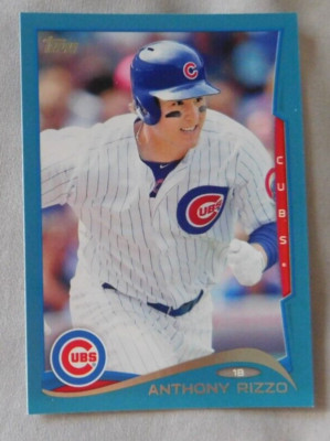 2014 Topps Walmart Blue Border #71 Anthony Rizzo Chicago Cubs | eBay