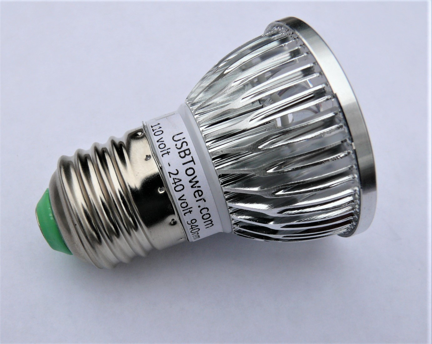 3LEDX3W 940nm IR Infrared light Bulb E27 covert illuminator invisible ...