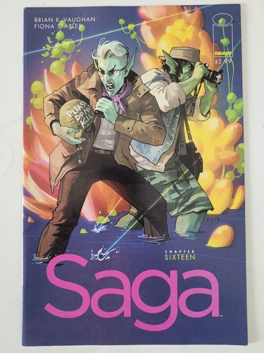 SAGA #16 (2013) IMAGE COMICS BRIAN VAUGHAN! FIONA STAPLES! 1ST PRINT ...