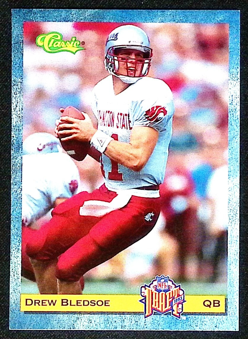 Drew Bledsoe - 1993 Classic Draft #1 - Rookie Card - Patriots | eBay