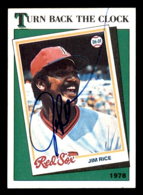 1988 Topps Baseball #662 Jim Rice Signed Auto Autograph (no COA) | eBay