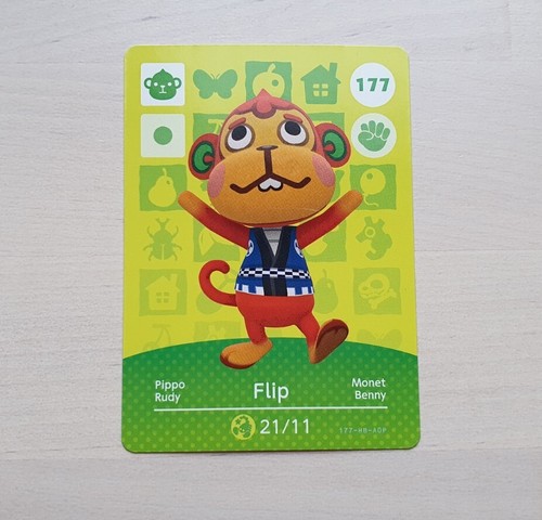 Flip #177 Animal Crossing Amiibo Card Series 2 Official Nintendo New ...