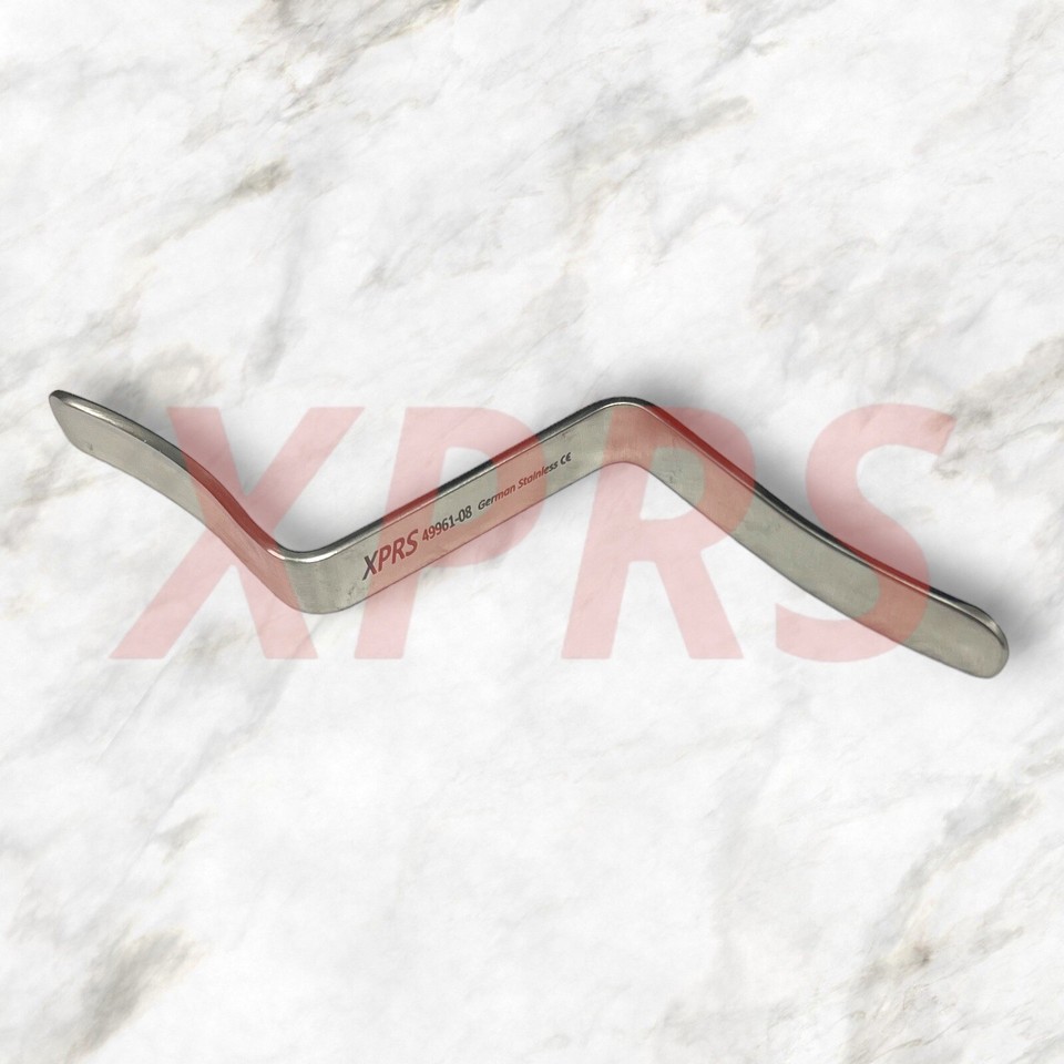 Set of 2 Doane Z Retractors, 6.5", D/E, 57mm & 75mm Ends, 12mm Wide ...