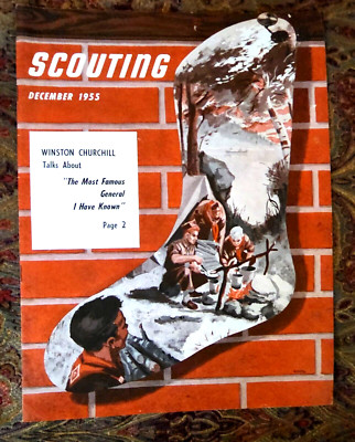 Scouting Magazine Book "Winston Churchill" BSA December 1955 | eBay