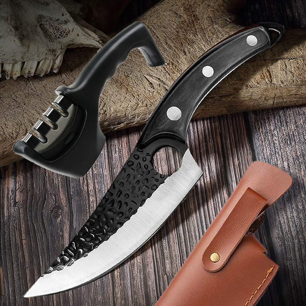 Hackmesser extrem scharf - Küchenmesser Kochmesser Japanisches ...