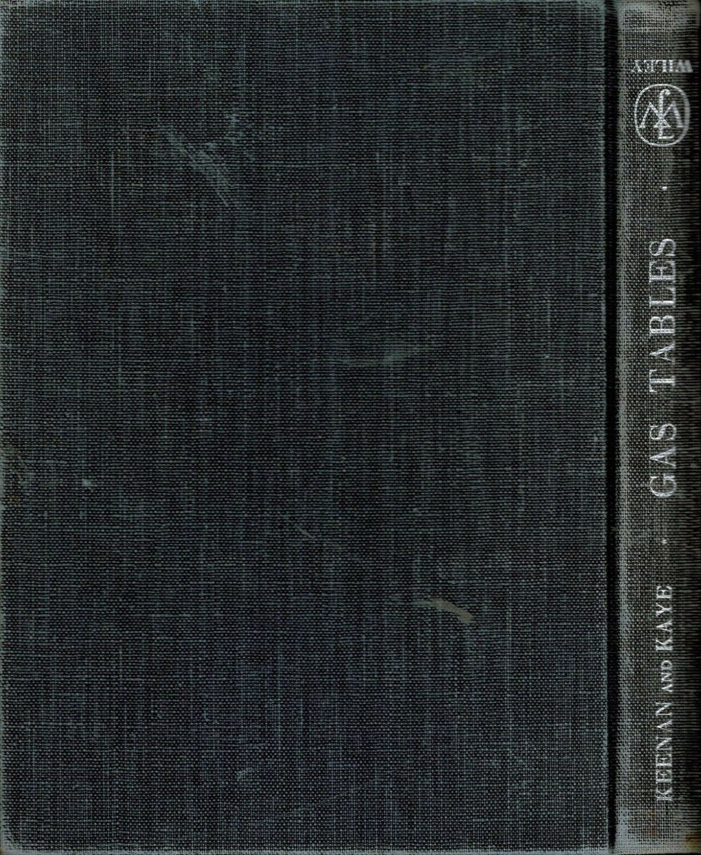 Gas Thermodynamic Tables