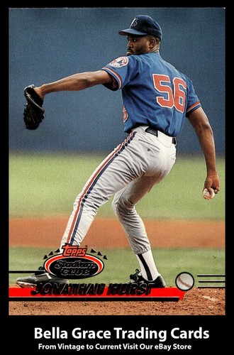 1993 Topps Stadium Club Jonathan Hurst #306 Montreal Expos MLB Baseball ...